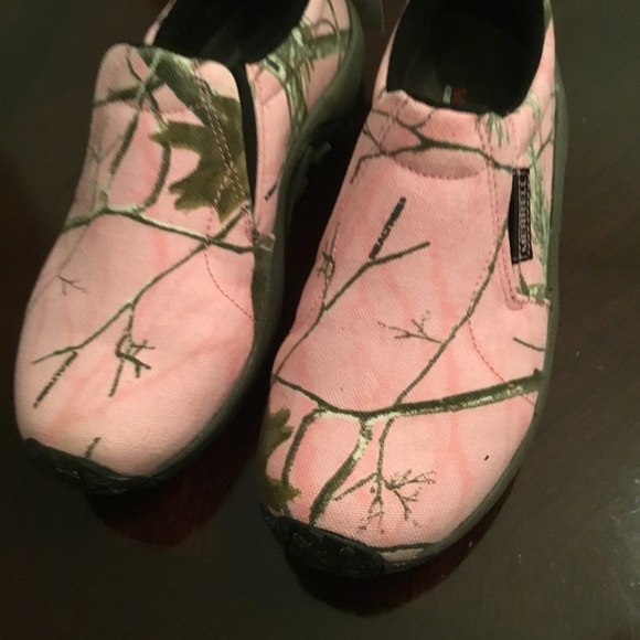 Merrell | Shoes | Morrell Cushion Dual Density Pink Walking Shoes ...